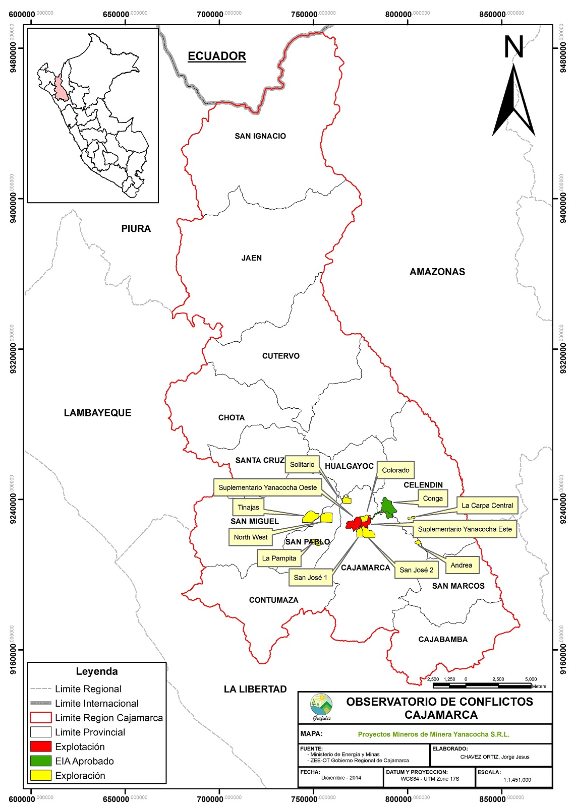 Proyectos Mineros de Minera Yanacocha S.R.L. – Grufides